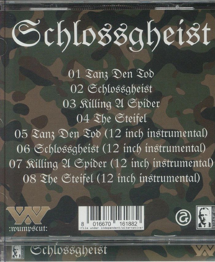 WUMPSCUT - Schlossgheist CD at Juno Records.