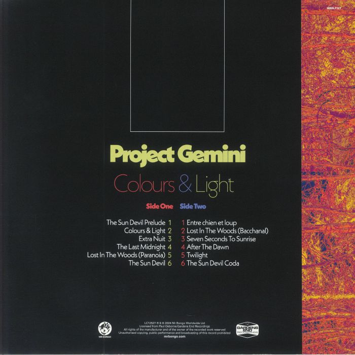 PROJECT GEMINI - Colours & Light Vinyl at Juno Records. PROJECT GEMINI - Colours & Light Vinyl at Juno Records.