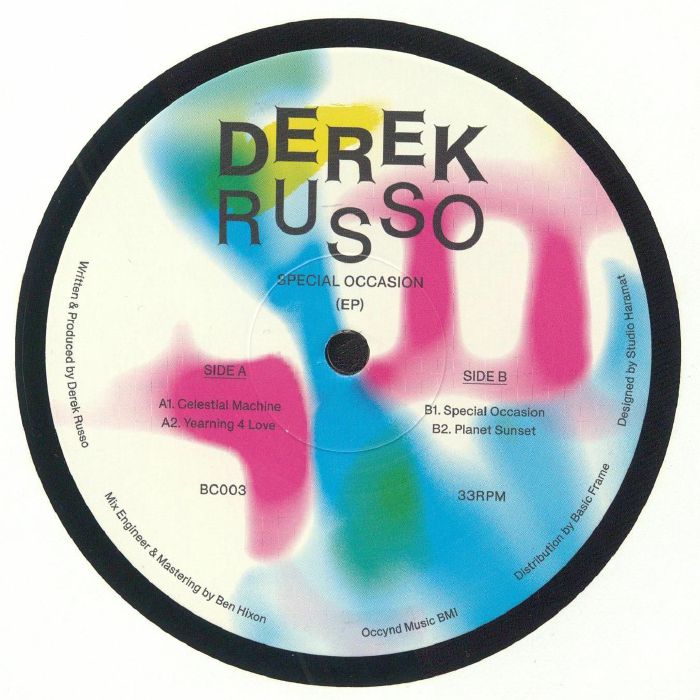Derek RUSSO - Special Occasion EP Vinyl at Juno Records.