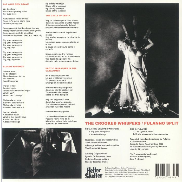 The CROOKED WHISPERS/FULANNO - Last Call From Hell Vinyl at Juno Records.