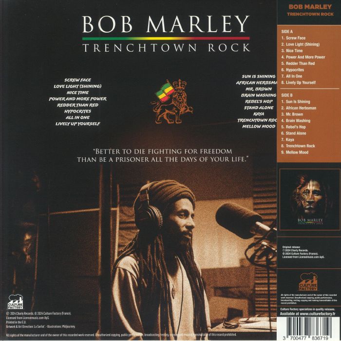 Bob MARLEY - Trenchtown Rock (Collector s Edition) Vinyl at Juno Records.