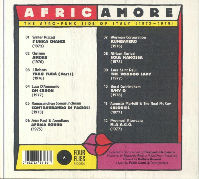 VARIOUS - Africamore: The Afro Funk Side Of Italy 1973-1978 CD at Juno ...