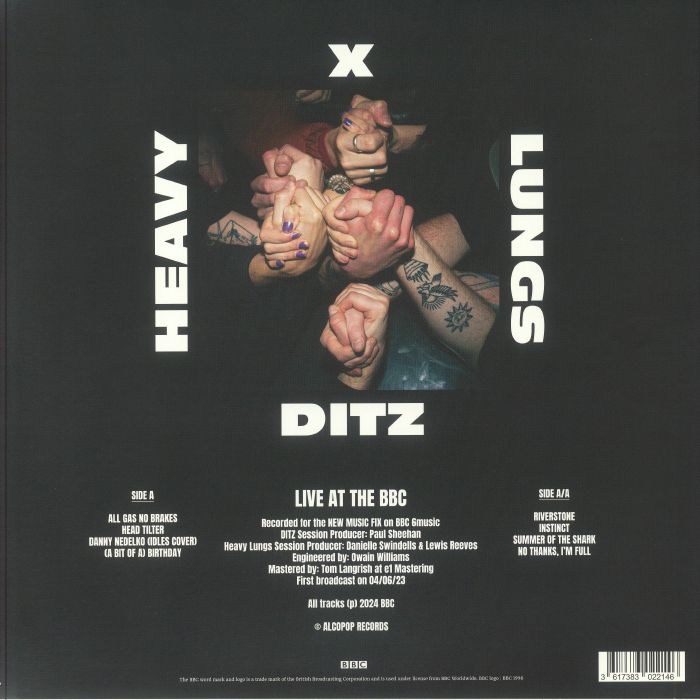 HEAVY LUNGS/DITZ - Live At The BBC (Record Store Day RSD 2024) Vinyl at ...