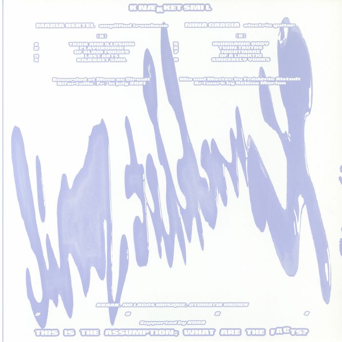 Maria BERTEL/NINA GARCIA - Knaekket Smil Vinyl at Juno Records.