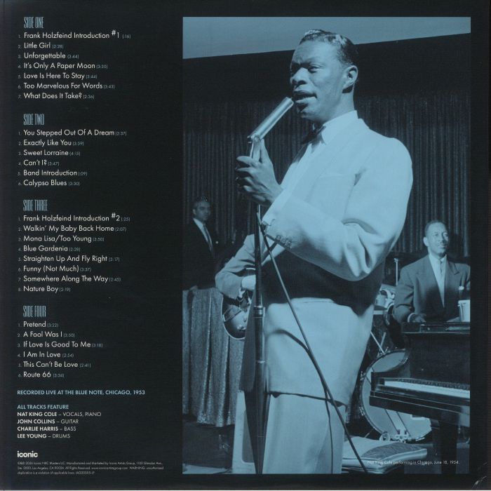Nat King COLE - Live At The Blue Note Chicago (Record Store Day RSD ...