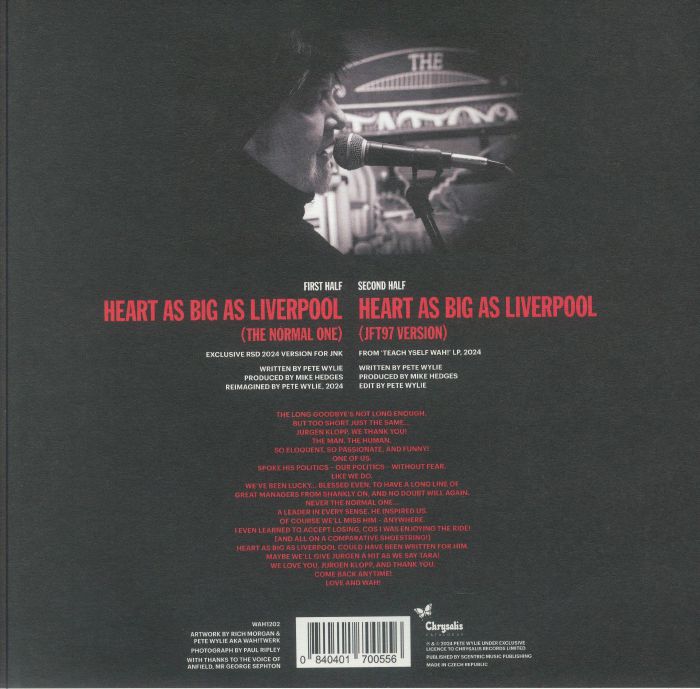 Pete WYLIE/THE MIGHTY WAH - Heart As Big As Liverpool (Record Store Day ...