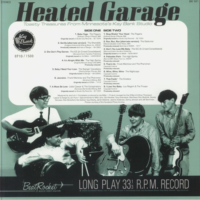 VARIOUS - Heated Garage: Toasty Treasures From Minnesota's Kay Bank ...