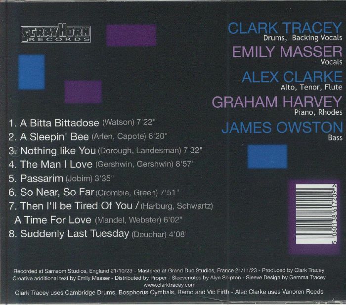 The CLARK TRACEY QUINTET - Introducing Emily Masser CD at Juno Records.