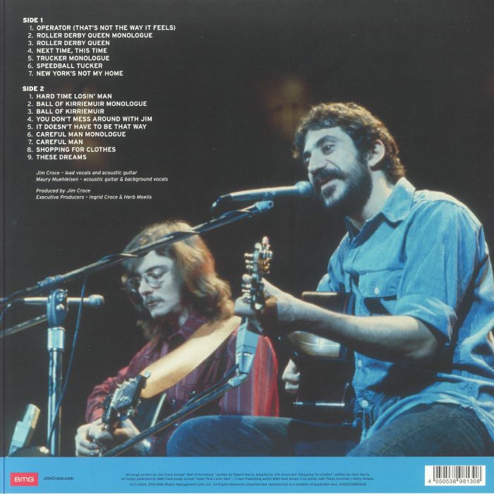 Jim CROCE - Live: The Final Tour (Record Store Day RSD 2024) Vinyl at ...