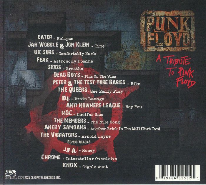 VARIOUS - Punk Floyd: A Tribute To Pink Floyd CD at Juno Records.