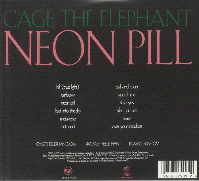 CAGE THE ELEPHANT - Neon Pill CD at Juno Records.