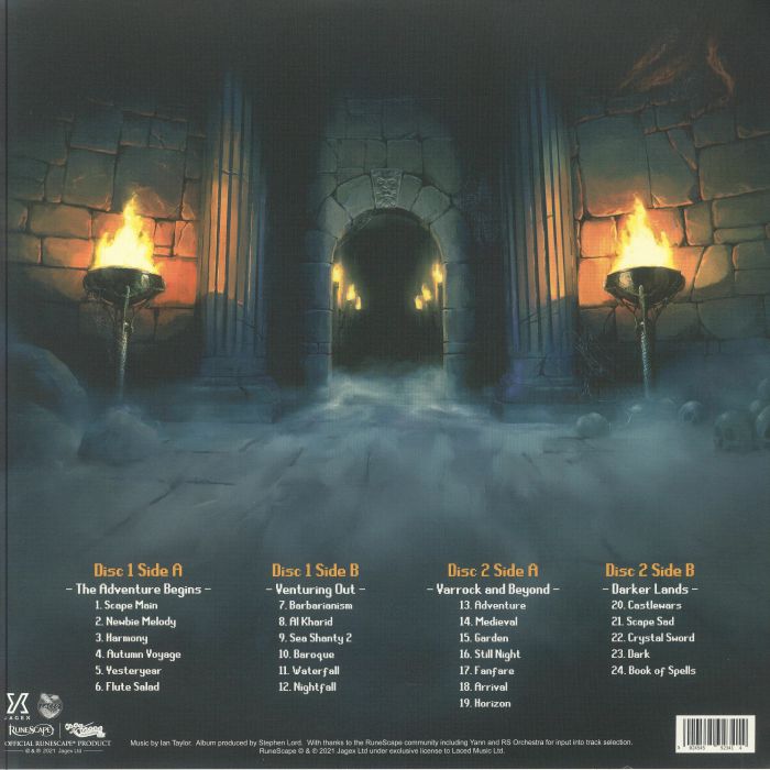 Ian TAYLOR/ADAM BOND - RuneScape: Original Soundtrack Classics Vinyl at ...