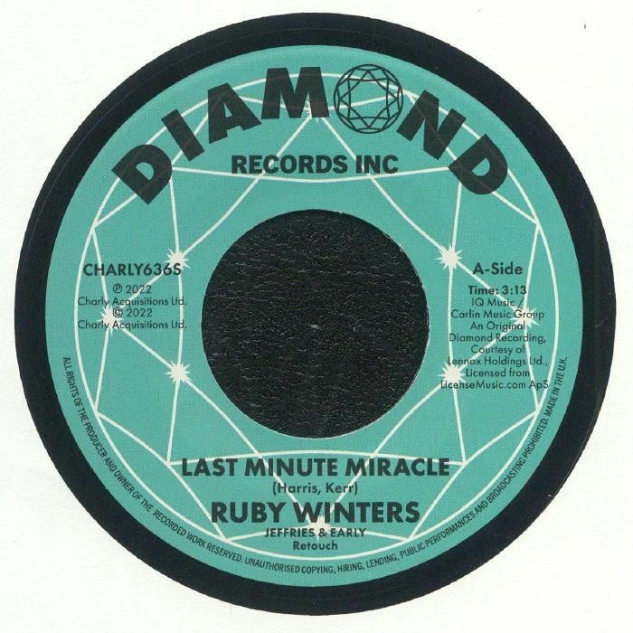 Ruby WINTERS - Last Minute Miracle (Jeffereies & Early Retouch) Vinyl ...