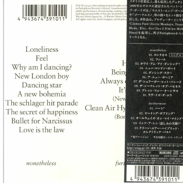 PET SHOP BOYS - Nonetheless CD at Juno Records.