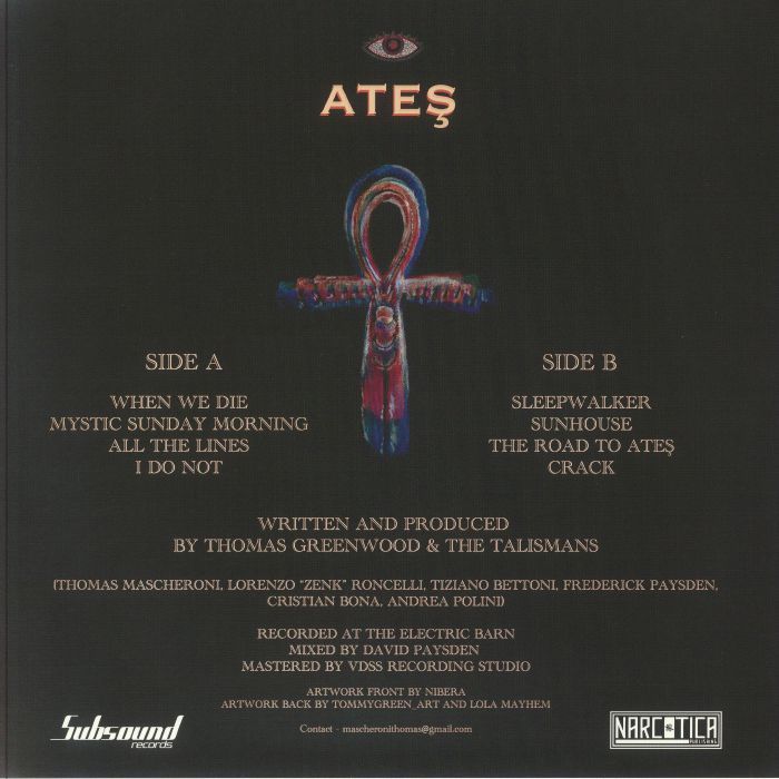 Thomas GREENWOOD & THE TALISMANS - Ates Vinyl at Juno Records.