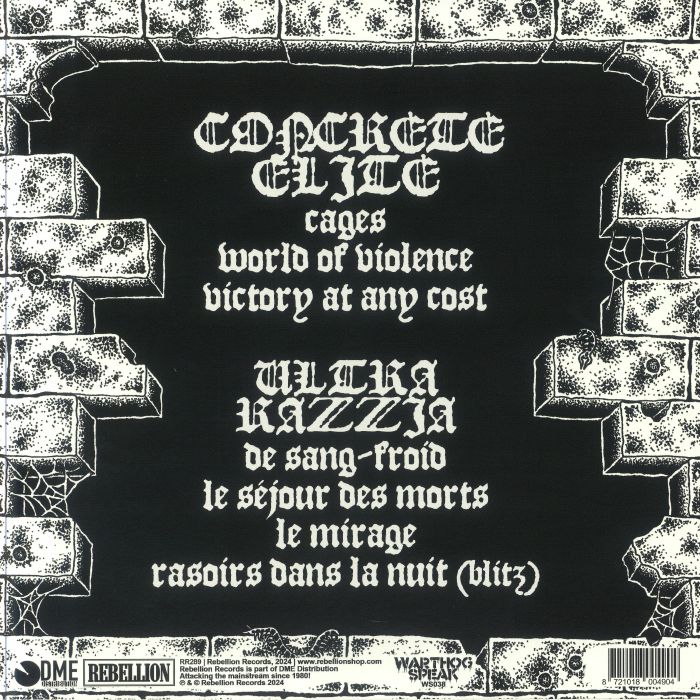 CONCRETE ELITE/ULTRA RAZZIA - Split Vinyl at Juno Records.