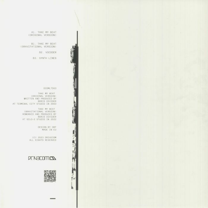 BORIS DIVIDER - Take My Beat (B-STOCK) Vinyl at Juno Records.