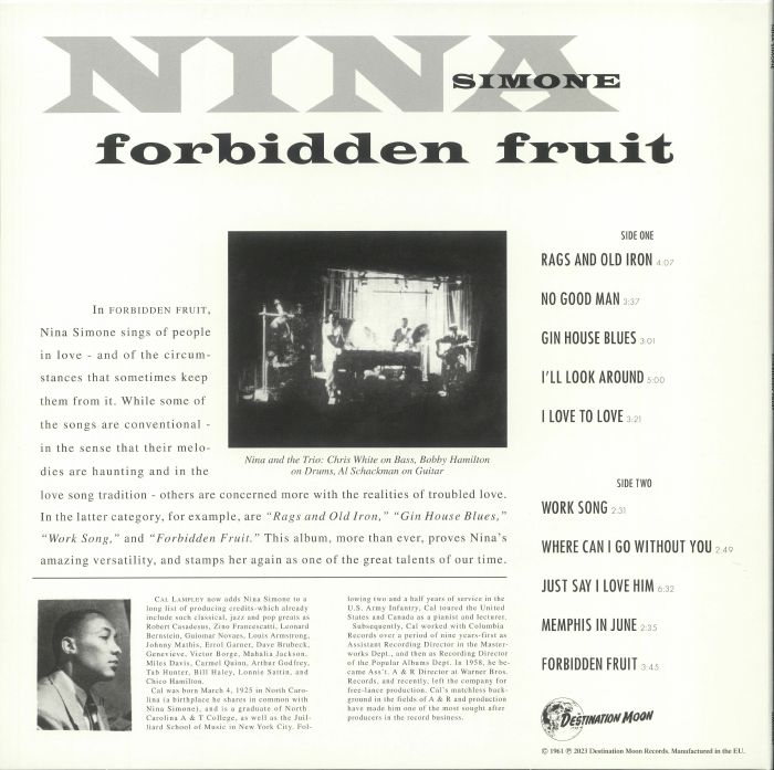 Nina SIMONE - Forbidden Fruit (reissue) Vinyl at Juno Records.