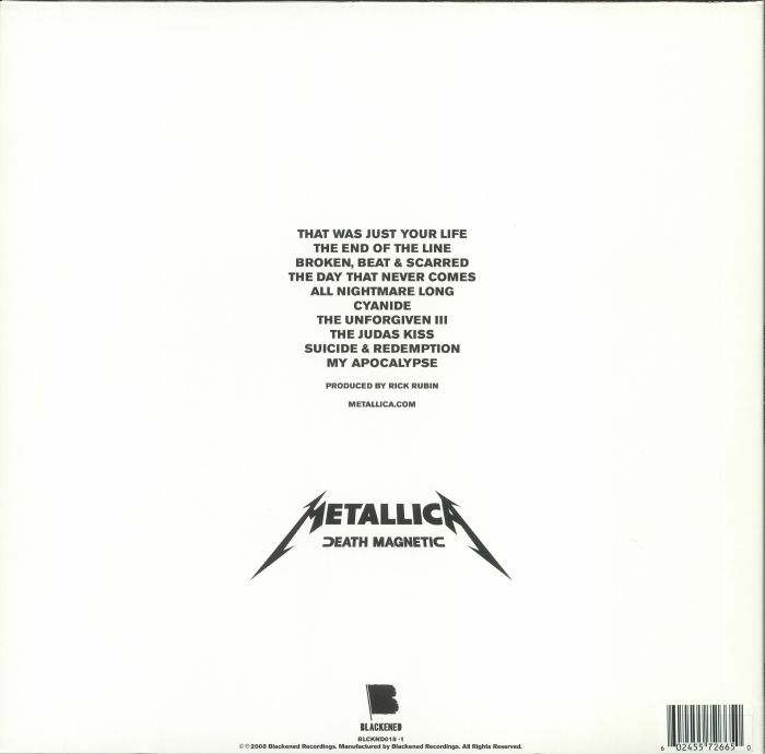 METALLICA - Death Magnetic (reissue) Vinyl at Juno Records.