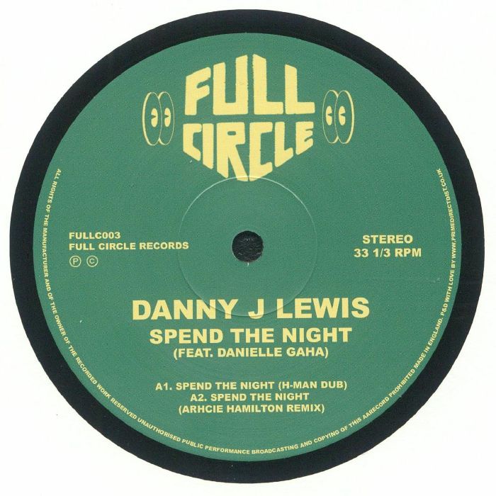Danny J LEWIS feat DANIELLE GAHA - Spend The Night Vinyl at Juno Records.