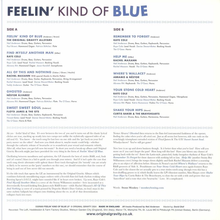 VARIOUS - Feelin' Kind Of Blue Vinyl at Juno Records.