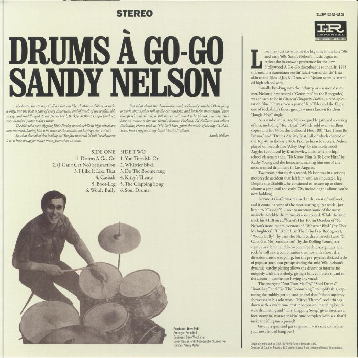 Sandy NELSON - Drums A Go Go Vinyl at Juno Records.