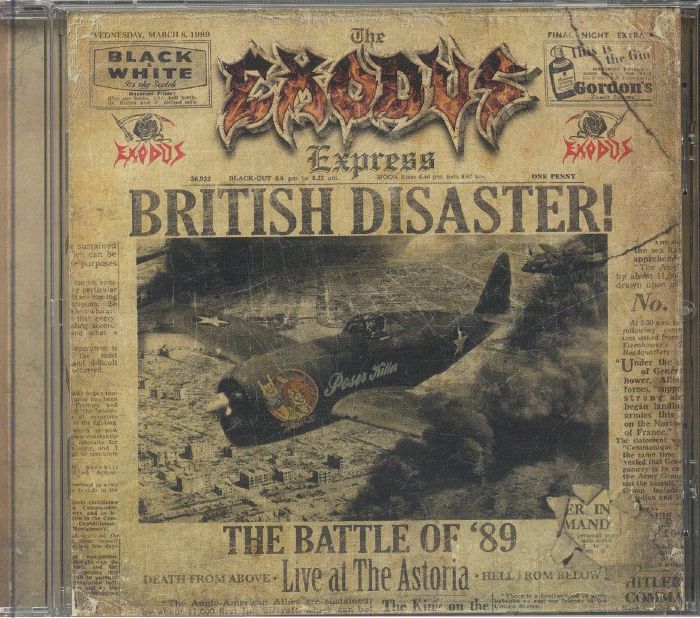 EXODUS - British Disaster:The Battle Of 89 (Live At The Astoria) CD at ...