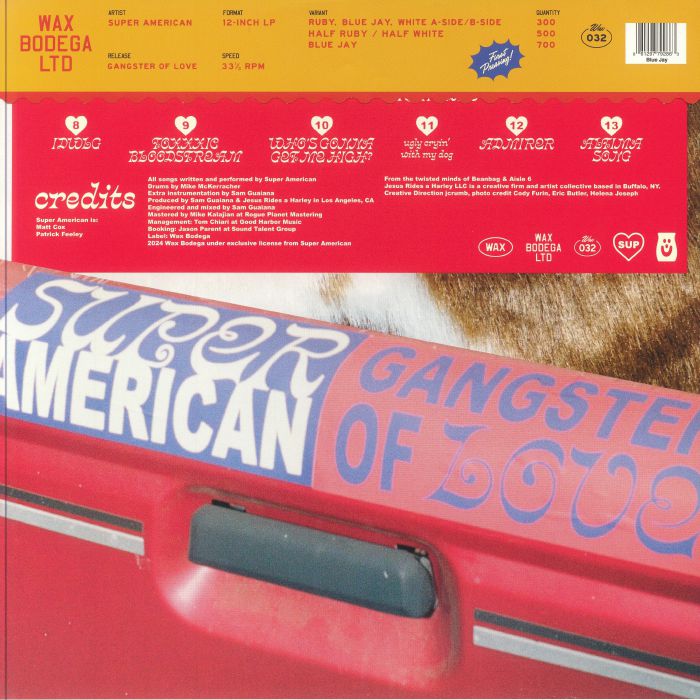 SUPER AMERICAN - Gangster Of Love Vinyl at Juno Records.