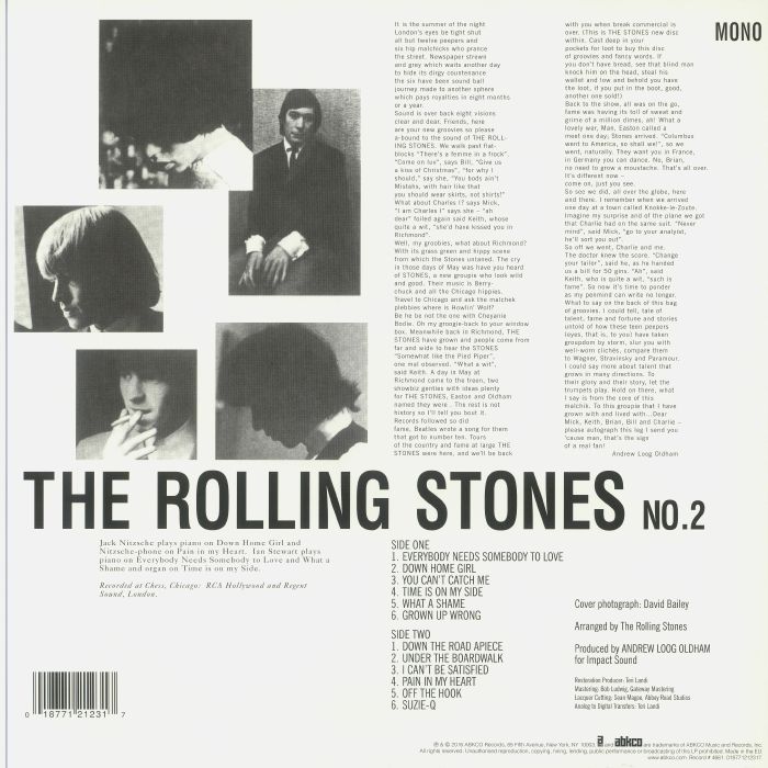The ROLLING STONES - The Rolling Stones Vol 2 (reissue) Vinyl at Juno Records.