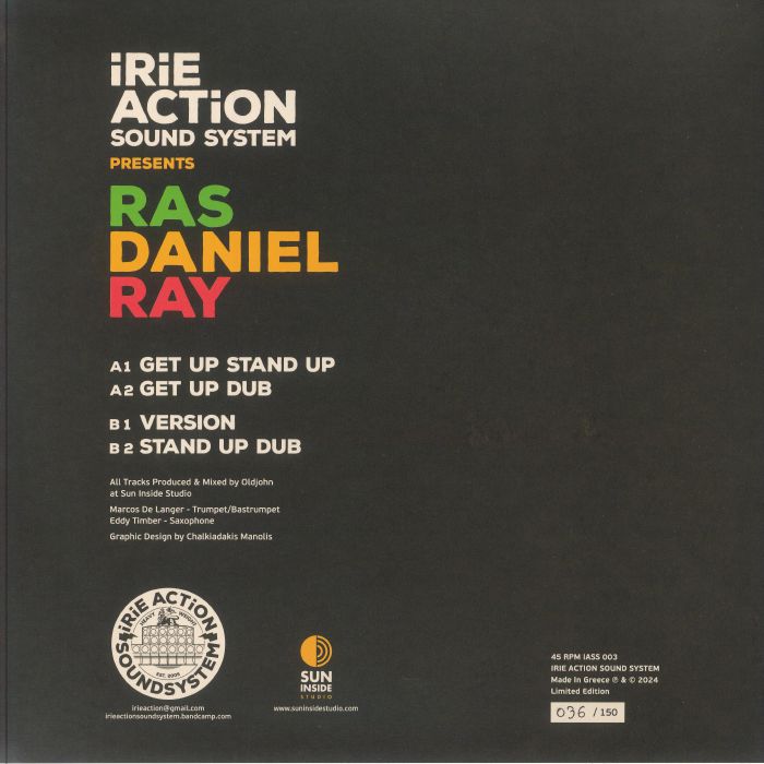 RAS DANIEL RAY - Get Up Stand Up Vinyl at Juno Records.