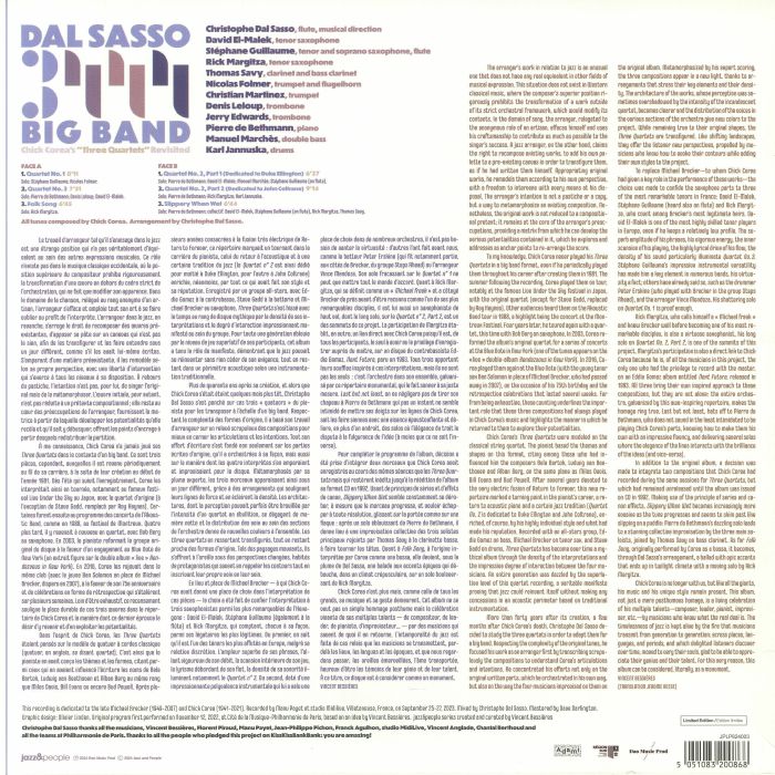 DAL SASSO BIG BAND/CHRISTOPHE DAL SASSO - Chick Corea s Three Quartets ...