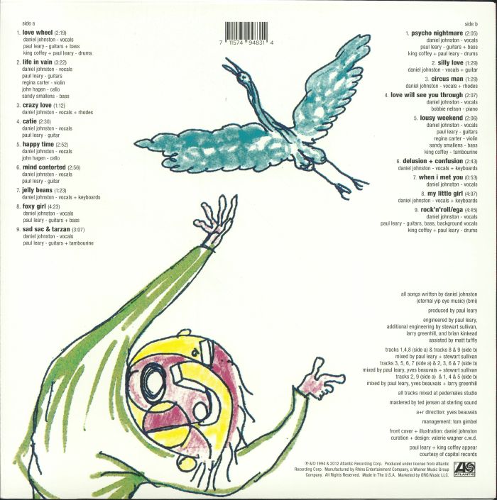 Daniel JOHNSTON - Fun (30th Anniversary Edition) Vinyl at Juno Records.