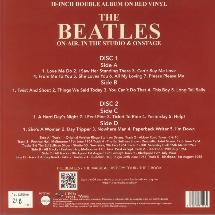 The BEATLES - The Red Album Years 1962-1966 Vinyl at Juno Records.