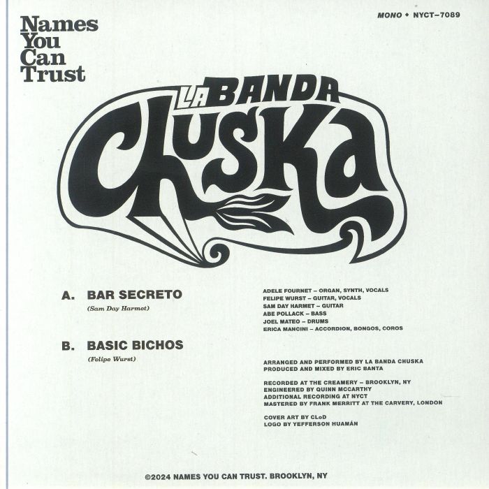 LA BANDA CHUSKA - Bar Secreto Vinyl at Juno Records.