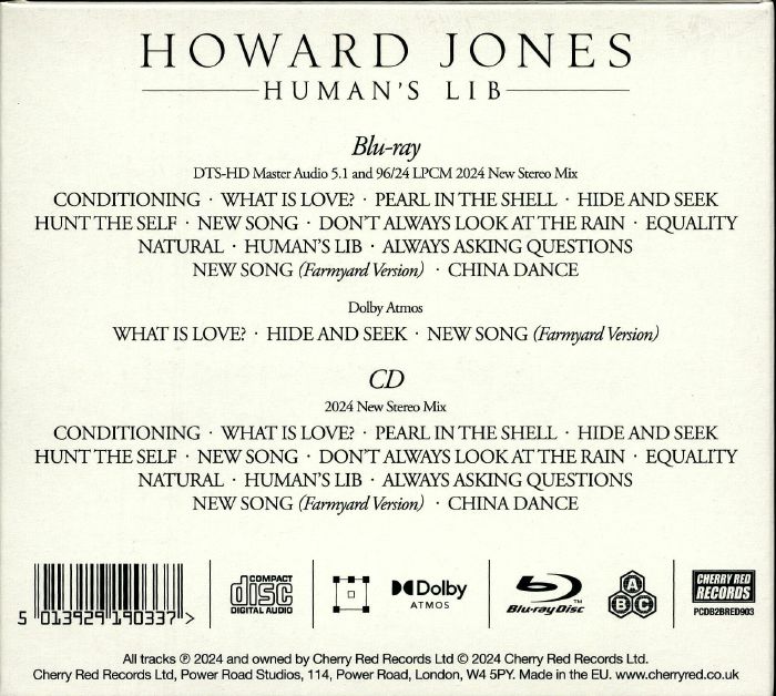 Howard JONES - Human's Lib (Expanded Deluxe Edition) CD at Juno Records.
