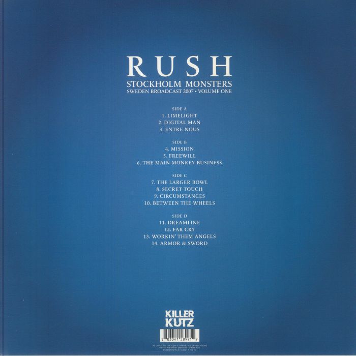 RUSH - Stockholm Monsters: Sweden Broadcast 2007 Vol 1 Vinyl at Juno ...