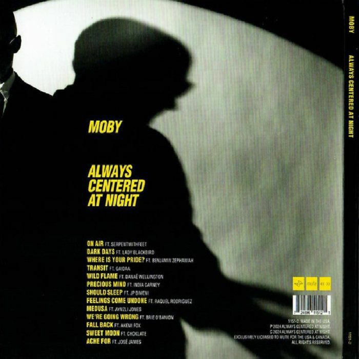 MOBY - Always Centered At Night CD at Juno Records.