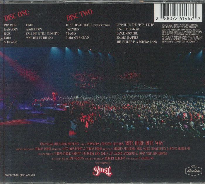 GHOST - Rite Here Rite Now (Soundtrack) CD at Juno Records.