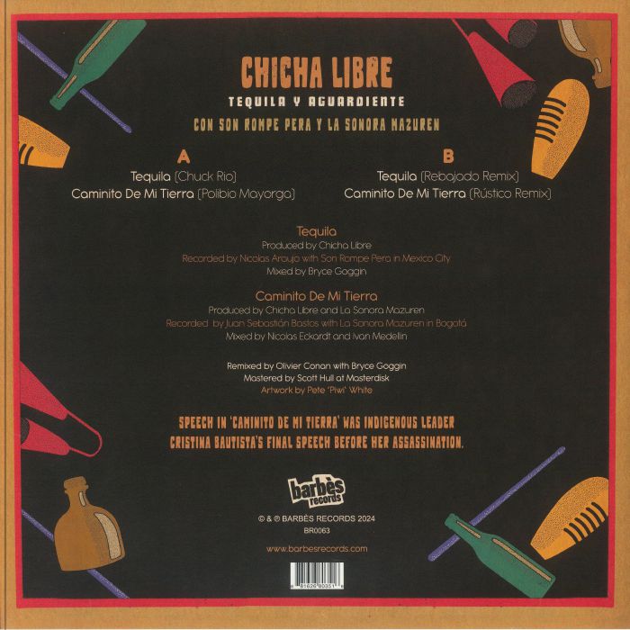CHICHA LIBRE - Tequila Y Aguardiente Vinyl at Juno Records.