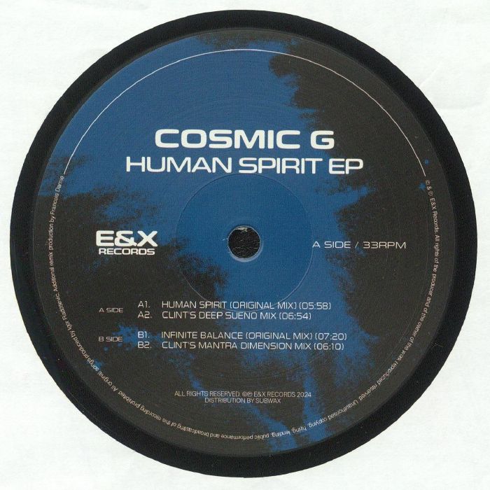 COSMIC G - Human Spirit EP Vinyl at Juno Records.