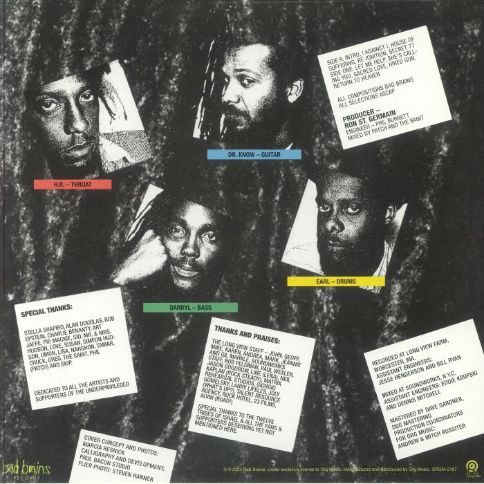 BAD BRAINS - I Against I (remastered) Vinyl at Juno Records.