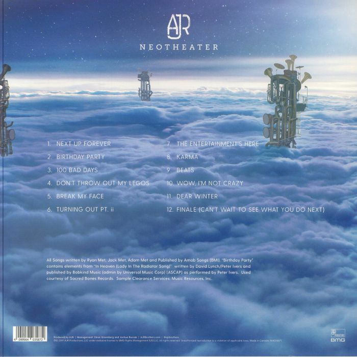 AJR - Neotheater (reissue) Vinyl at Juno Records.