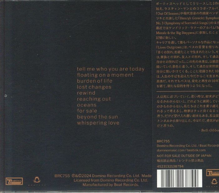 Beth GIBBONS - Lives Outgrown CD at Juno Records.