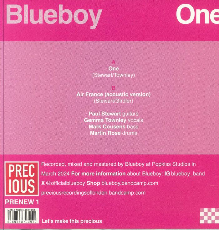 BLUEBOY - One Vinyl at Juno Records.