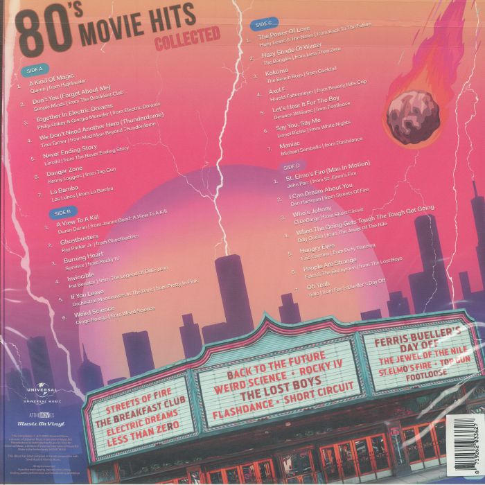 VARIOUS - 80s Movie Hits Collected Vinyl at Juno Records.