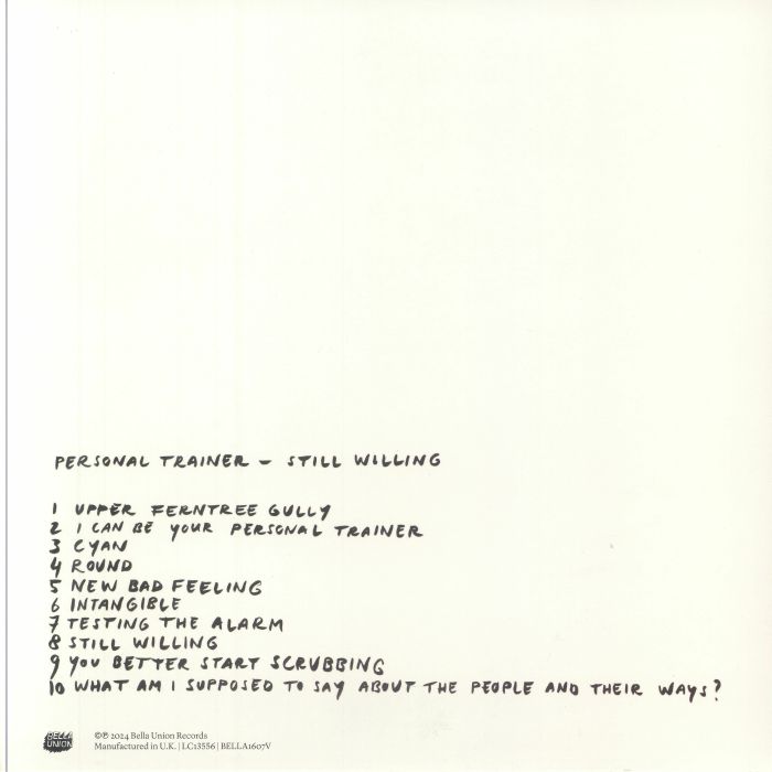 PERSONAL TRAINER - Still Willing Vinyl at Juno Records.