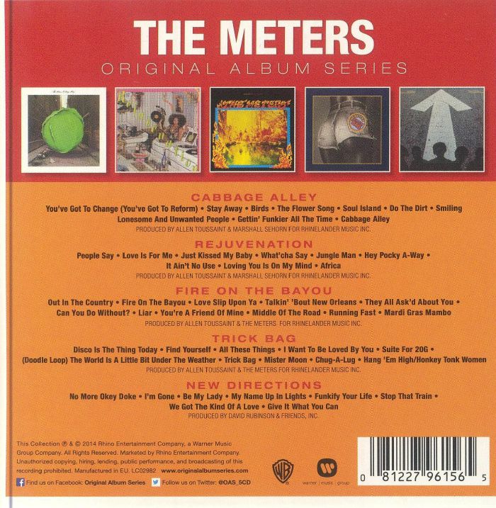 The METERS - Original Album Series CD at Juno Records.