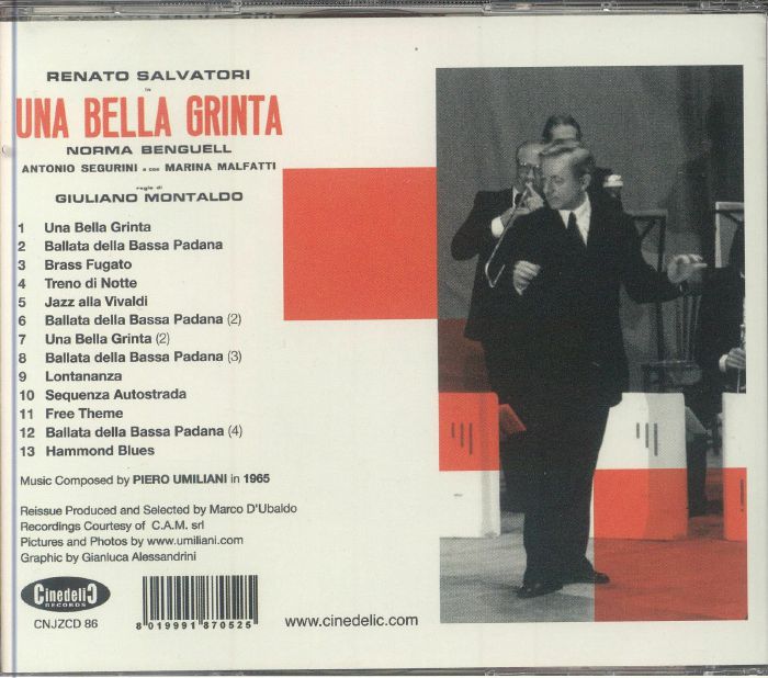Piero UMILIANI - Una Bella Grinta (Soundtrack) CD at Juno Records.
