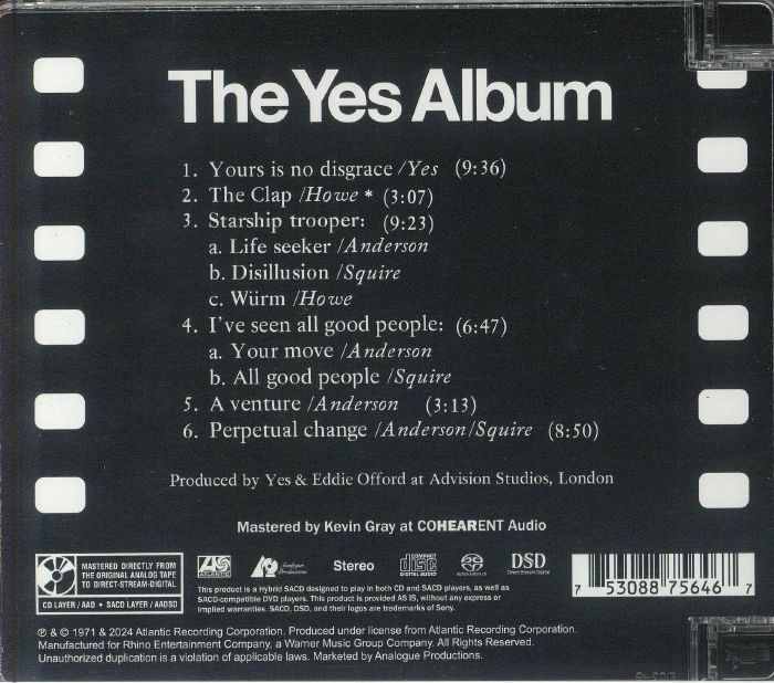 YES - The Yes Album (reissue) CD at Juno Records.