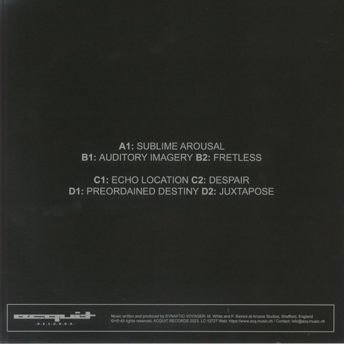 SYNAPTIC VOYAGER - Journey To The Deep Vinyl at Juno Records.